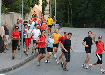 8. Haller Lauftreff mit Heinz Lutz in Hall in Tirol